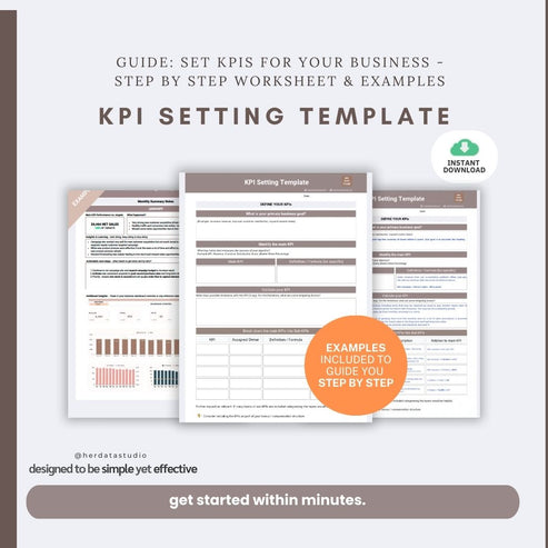 Defining your KPIs - Step by step template – HerDataStudio